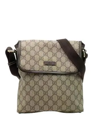 Gucci Gg Supreme Crossbody Bag - Neutrals