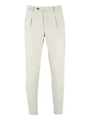 BRIGLIA 1949 Pleated Detail Trousers - Neutrals