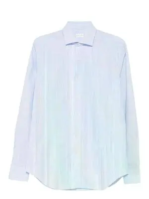 XACUS Striped Long-sleeve Shirt - Blue