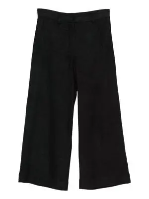 Max Mara Wide-leg Trousers - Black