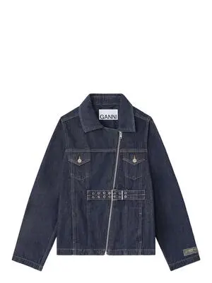 GANNI Denim Jacket - Navy