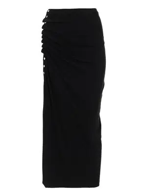 Rabanne Midi Skirt - Black