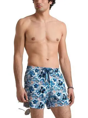 Vilebrequin 5.9" Stretch Swim Shorts - White