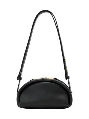ALLSAINTS Rosalie Small Leather Crossbody Bag - Black