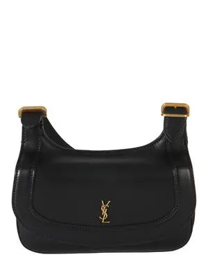 Saint Laurent Smooth Calfskin Charlie Shoulder Bag - Black