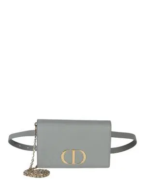 Dior Grained Calfskin 30 Montaigne 2-in-1 Pouch Blue