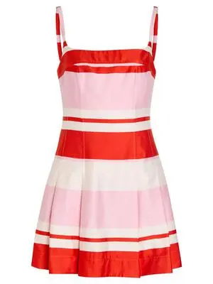 Simkhai Nelly Striped Woven Mini Dress - Multicoloured