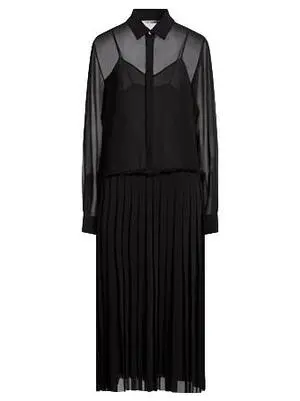 Ami Maxi Shirt Dress - Black