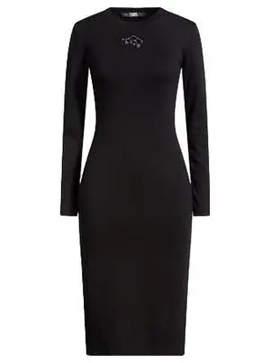Karl Lagerfeld Midi Dress - Black