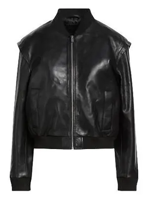 Bolongaro Trevor Erin Sheepskin Bomber Jacket - Black