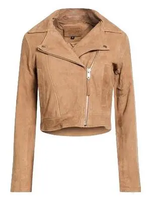 Bolongaro Trevor Aria Biker Jacket - Camel