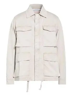 Crossley Light Cotton Safari Jacket - Grey