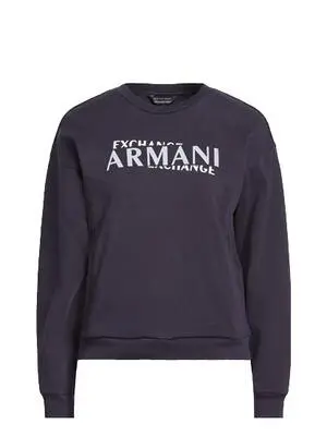 Armani Exchange Cotton-elastane Sweatshirt - Blue