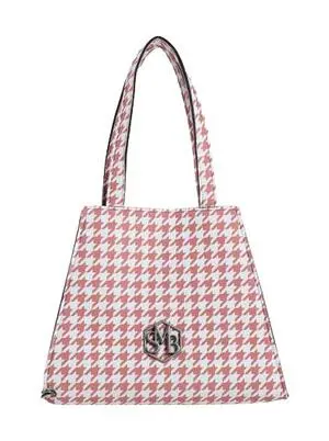 Save My Bag Houndstooth Tote - Red