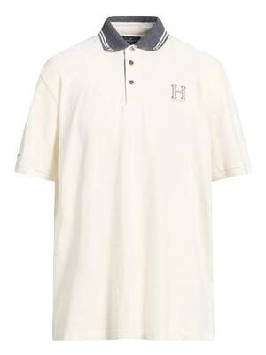 HACKETT  Polo Shirt Size Cotton, Elastane - Ivory