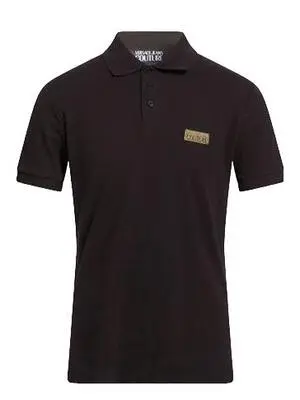 Versace Polo Shirt Size Cotton - Black