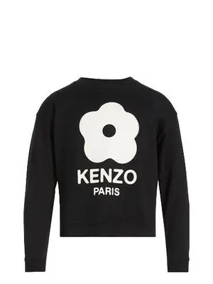Kenzo Cotton French Terry Sweatshirt - Black