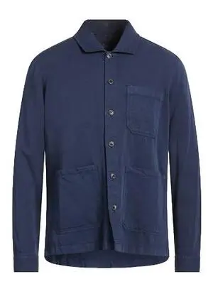 HACKETT Shirt Size Cotton, Linen, Lyocell - Blue
