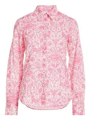 REALLY WILD Floral-print Cotton Shirt - Pink
