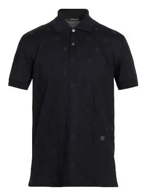Roberto Cavalli Polo Shirt Size Cotton - Blue