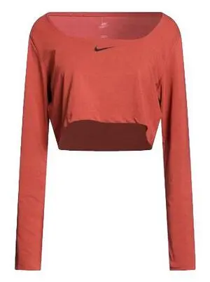 Nike T-shirt In Cotton, Polyester, And Elastane - Brown
