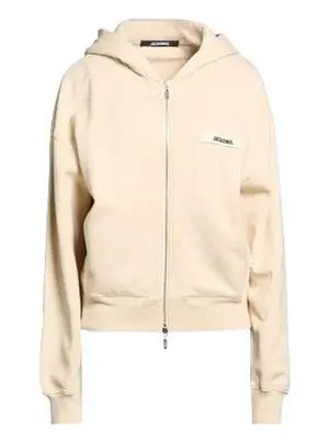 Jacquemus Cotton Sweatshirt - Beige