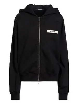 Jacquemus Cotton Sweatshirt - Black