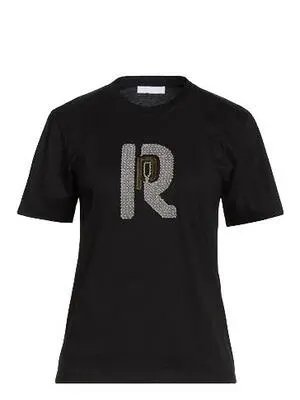 Rabanne Cotton Jersey T-shirt - Black