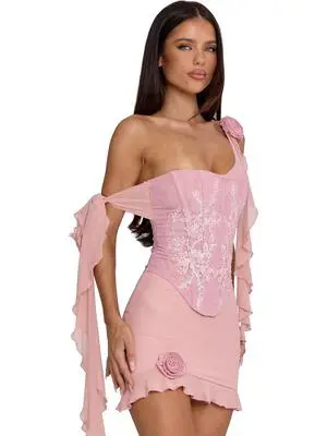 OUTCAST Loreto Mini Dress - Pink