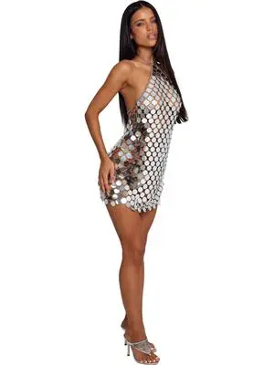 OUTCAST Vionna Mini Dress - Silver