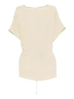 Tove Anya Boat-neck Blouse - Neutrals