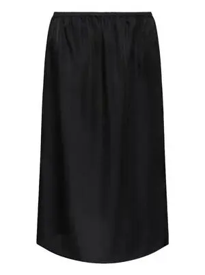 MAISON MARGIELA Elasticated Midi Skirt - Black