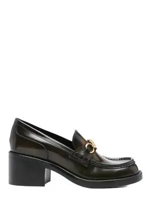 Chloé Horseshoe-buckle Loafers - Brown