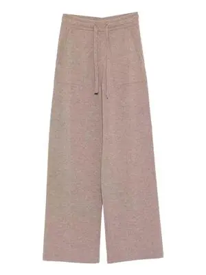 Max Mara Drawstring-waist Track Pants - Brown