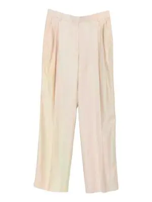 Stella McCartney Pleated Wide-leg Trousers - Neutrals