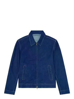 DIESEL® D-Rohe Contrast-Stitch Denim Jacket