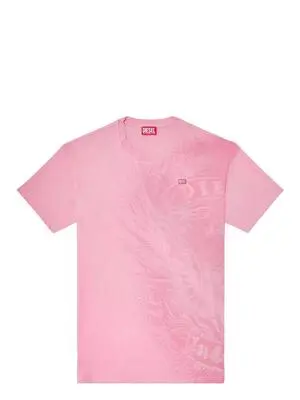 DIESEL® Pigment-print T-shirt - Pink
