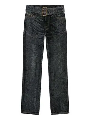 DIESEL® Diesel D-Villus Belted Slim-Fit Jeans
