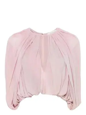 Zimmermann Alchemy Caped Blouse - Pink