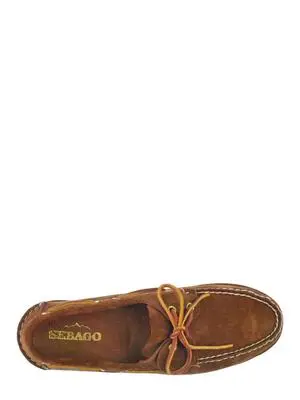 SEBAGO Ranger Lug-Sole Suede Boat Shoes Brown