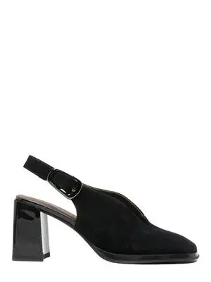 LINDA BAUMANN Buckle-fastening Slingback Pumps - Black