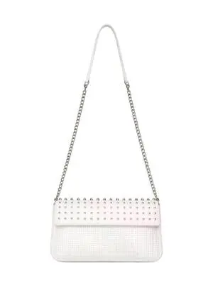 John Richmond Stud-embellished Shoulder Bag - White
