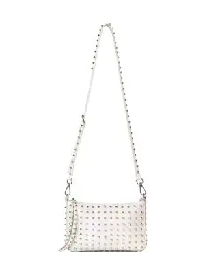 John Richmond Stud-embellished Shoulder Bag - White