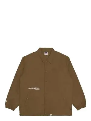 AAPE BY *A BATHING APE Moonface Coach Jacket - Brown