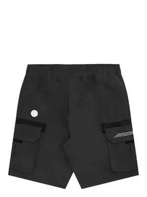 AAPE BY *A BATHING APE Moonface Cargo Track Shorts - Neutrals