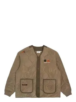 AAPE BY *A BATHING APE X Alpha Industries M-65 Quilted Jacket - Neutrals