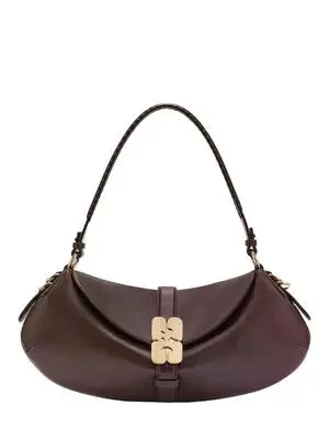 GANNI B-kat Shoulder Bag - Brown