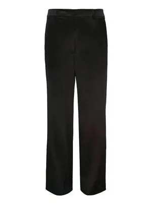 CLUB21 COLLECTION Miriam Silk-satin Trousers - Black