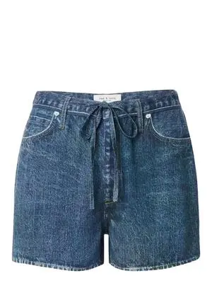 Rag & Bone Miramar Drawstring-fastening Shorts - Blue