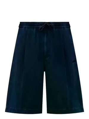 JUUN.J Logo-embroidered Shorts - Blue
